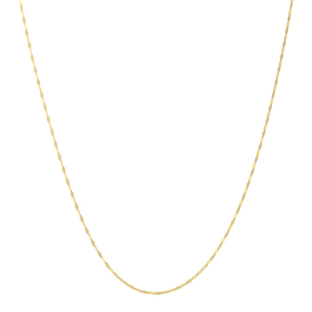 Stefano Oro 14K Gold "Clover Petali" Chain Necklace – Steals