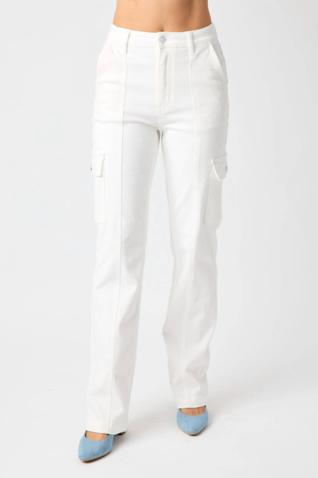 Judy Blue - High Waist Cargo Straight Leg Jean – Steals