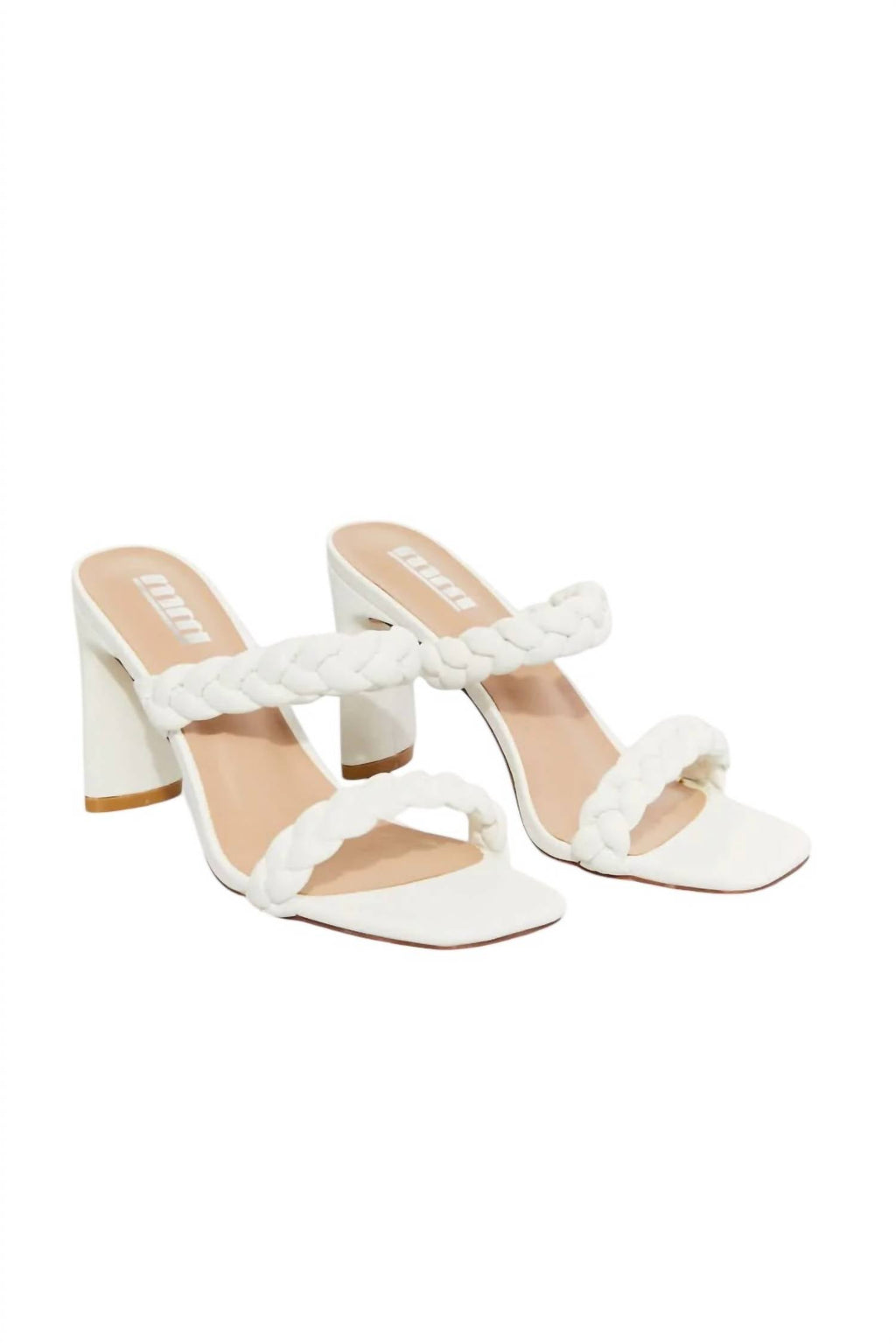 Trendsi - Womne's Double Braided Block Heel Sandal – Steals