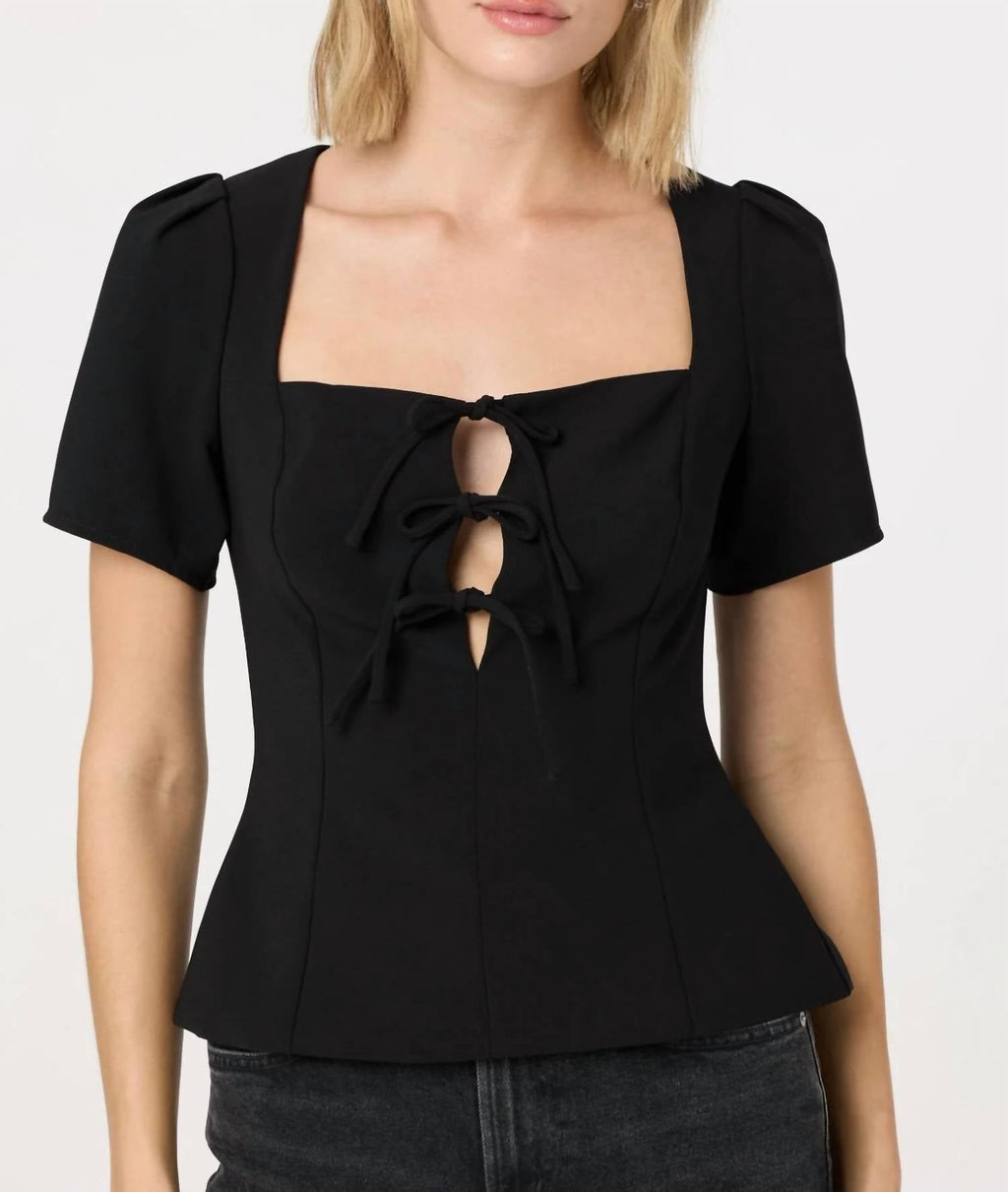 Astr - Torie Tie-Front Top – Steals