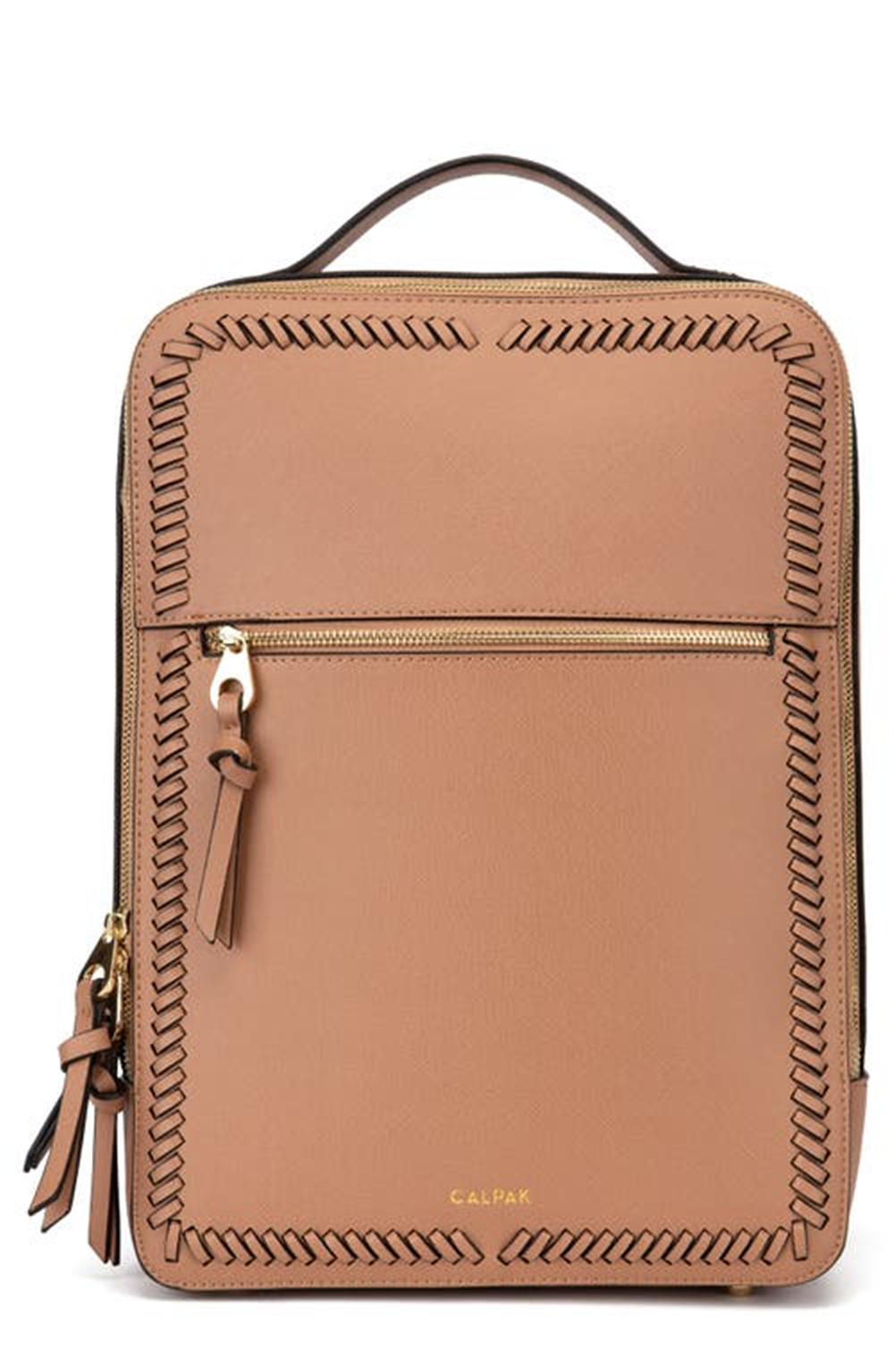CALPAK Kaya Faux Leather Laptop Backpack in Caramel – Steals