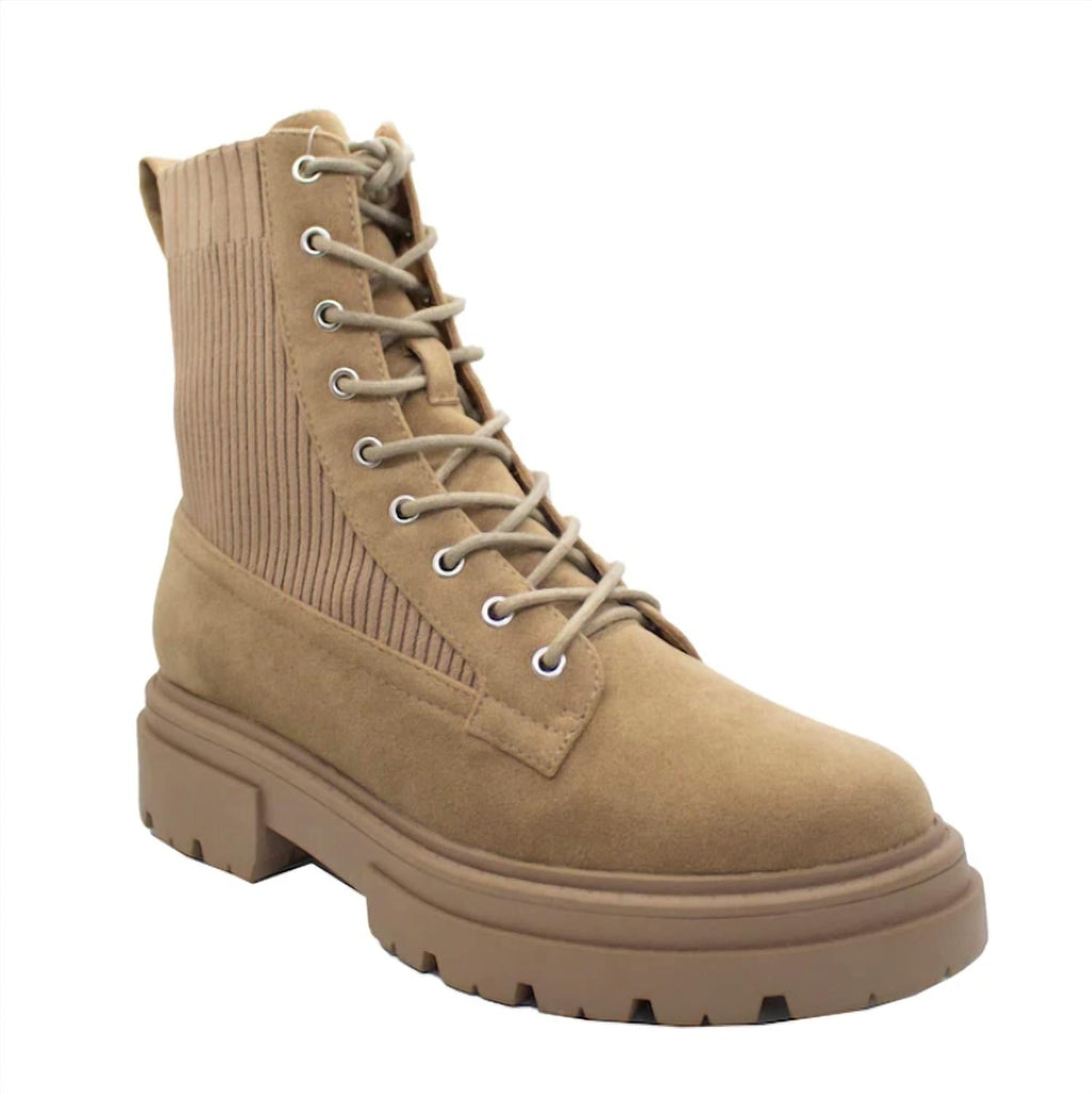Cozzy Girl - Journey Suede Combat Boots – Steals
