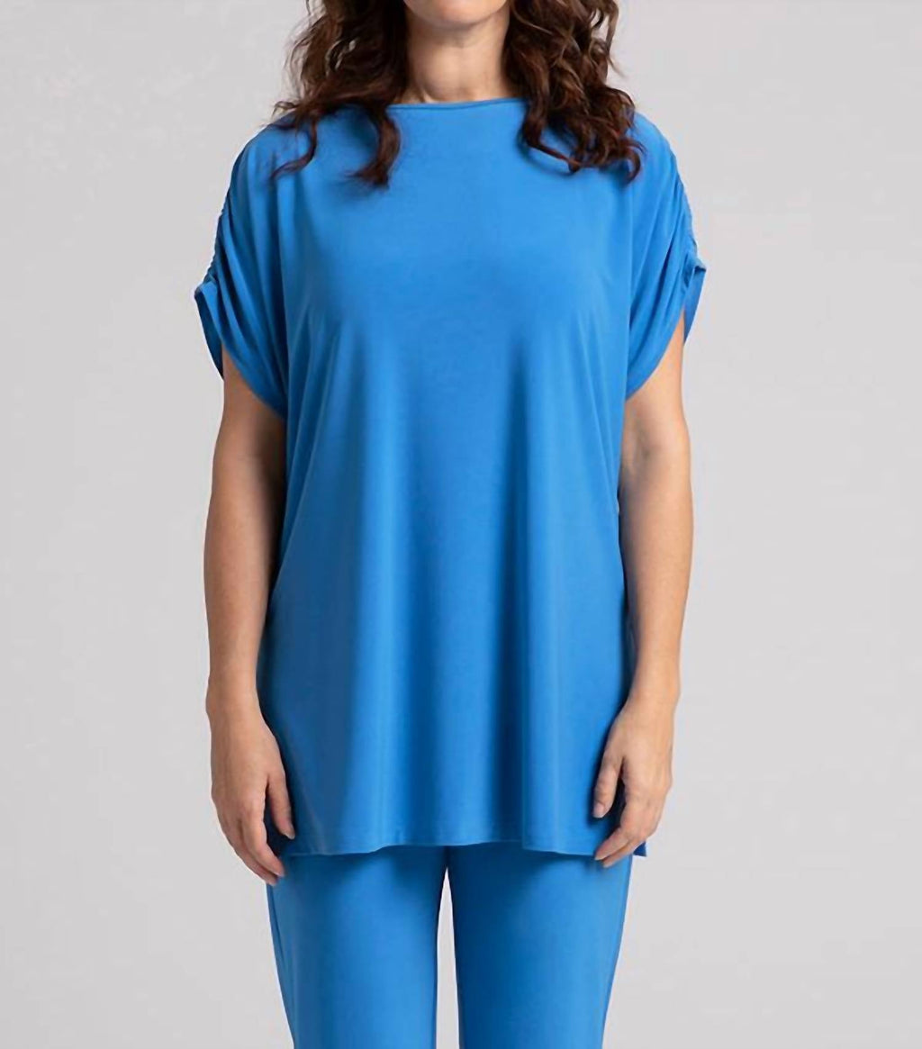 Sympli - Revelry Ruched Shoulder Tunic - Plus – Steals