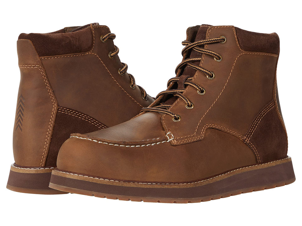 Kodiak Devick Brown Wedge Moc Toe Shoes – Steals