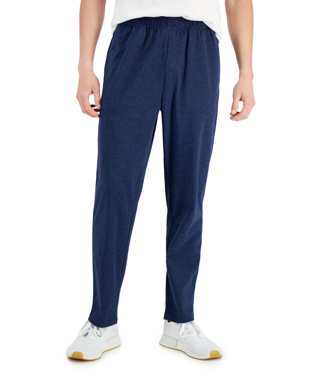 ID Ideology Men's Jersey Open Jogger Pants Blue Size X-Large – Steals