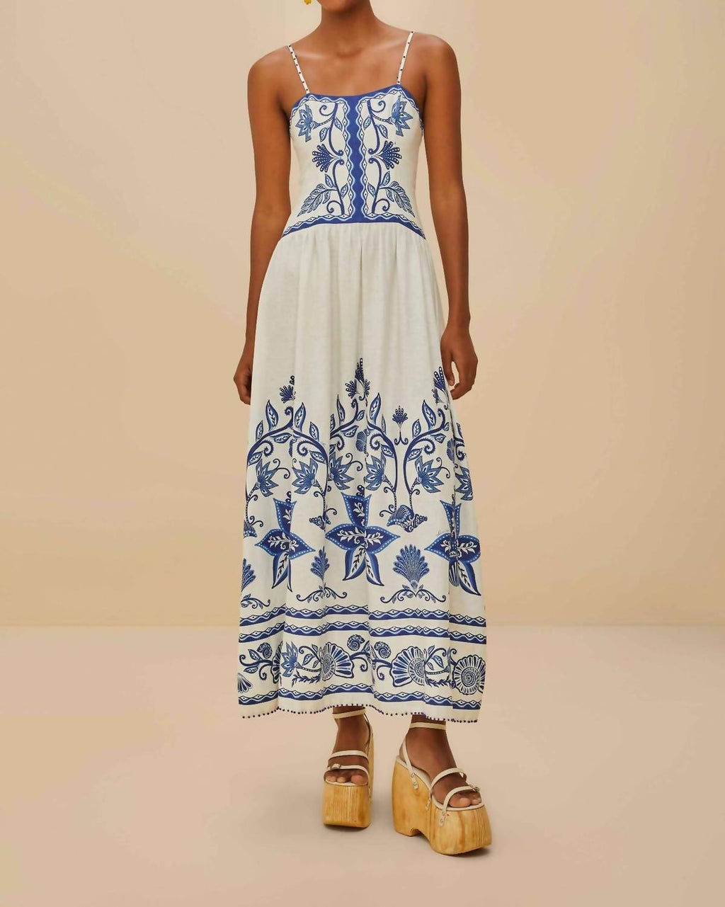Farm Rio - Shell Garden Midi Dress – Steals