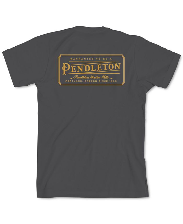 Pendleton Men's Retro Logo Graphic T-Shirt Gray Size Small – Steals