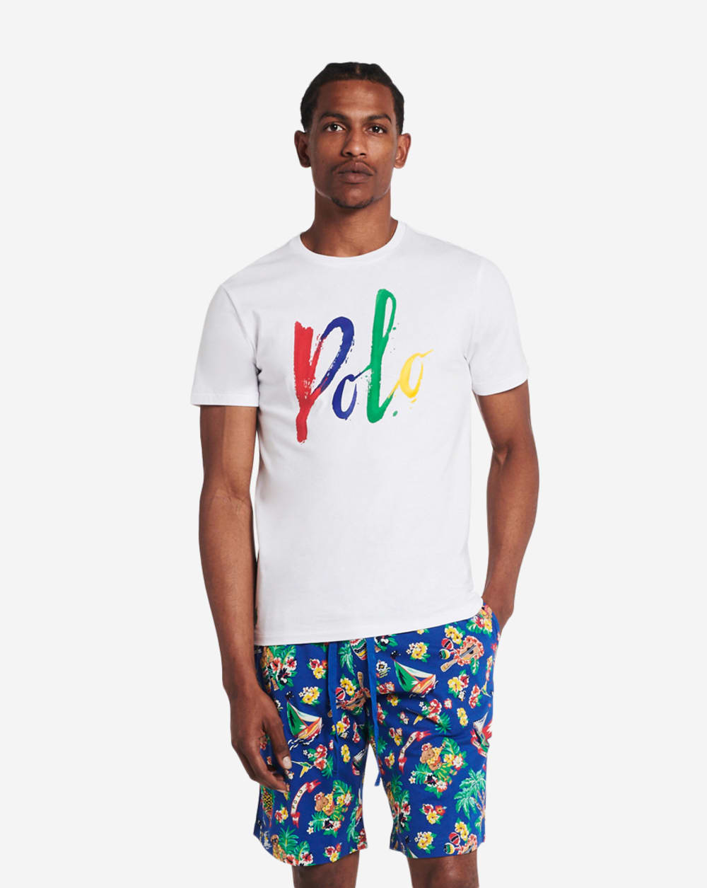 Polo Ralph Lauren Men's Oversized Polo Script Logo T-Shirt White Size ...