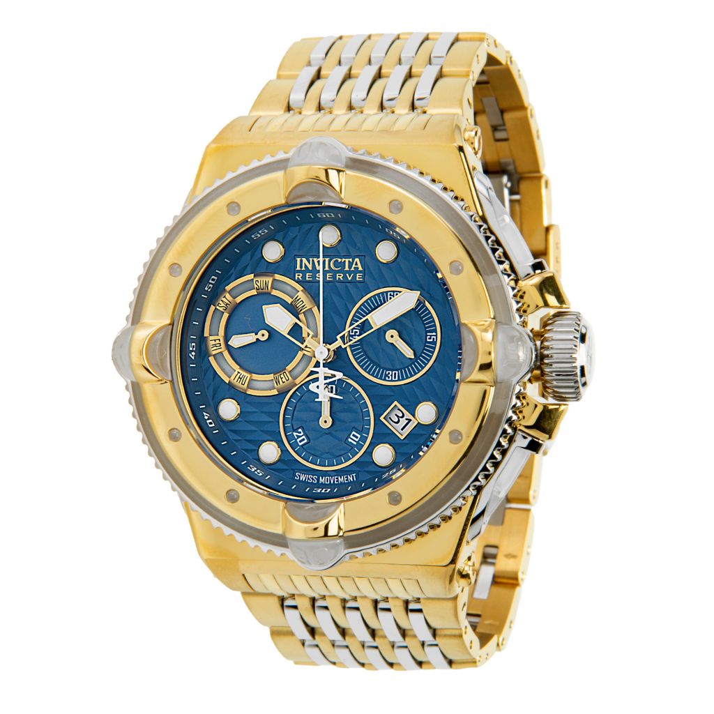 Invicta Reserve 54mm Sea Monster Lume Swiss Quartz Chronograph Watch ...