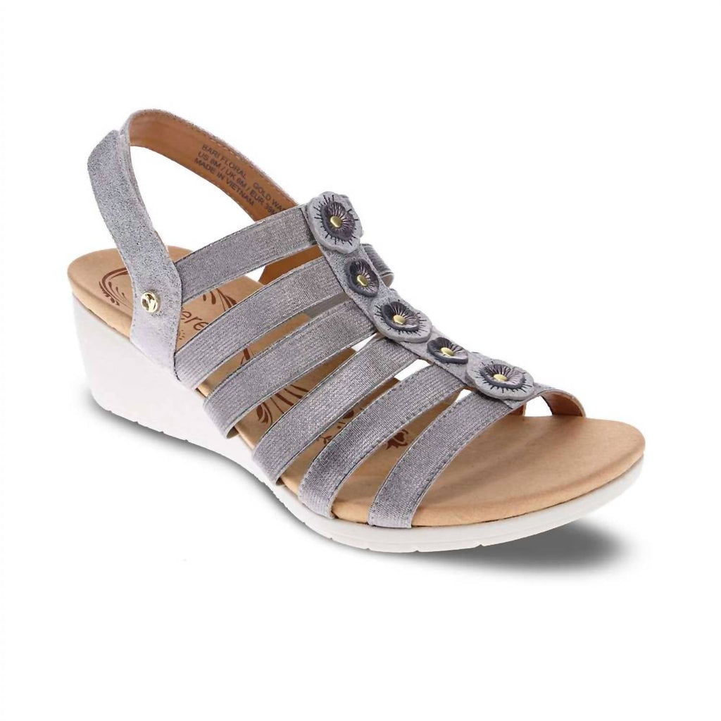 Revere - Women's Bari Floral Wedge Sandal – Steals