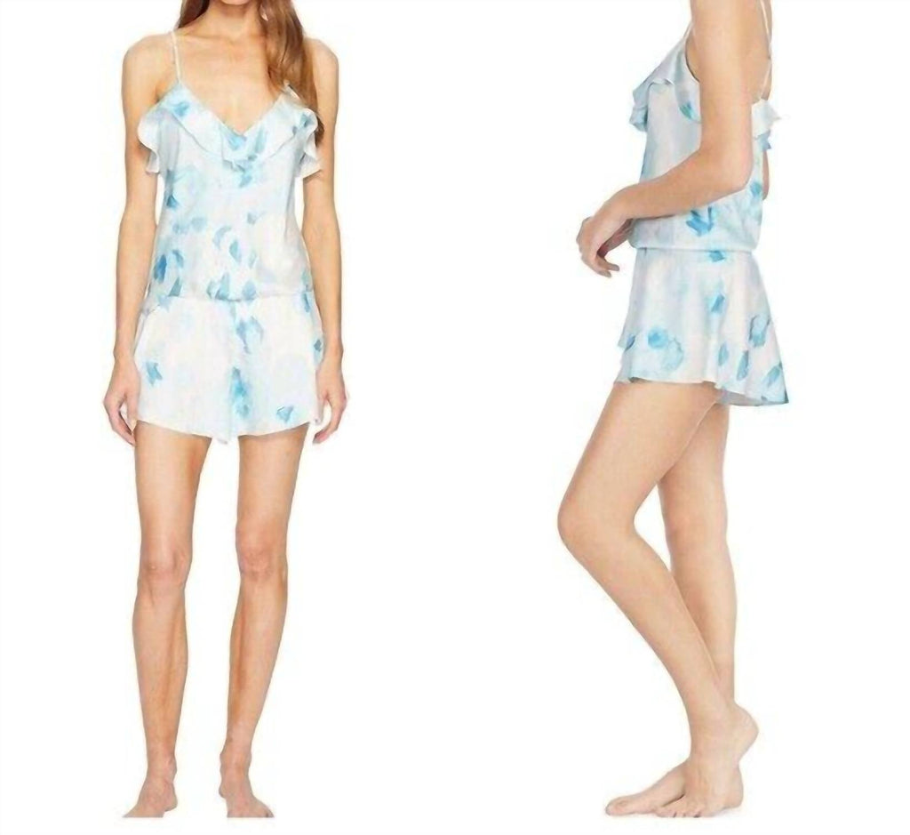 Kate Spade - Printed Charmeuse Satin One Piece Sleep Bodysuit – Steals