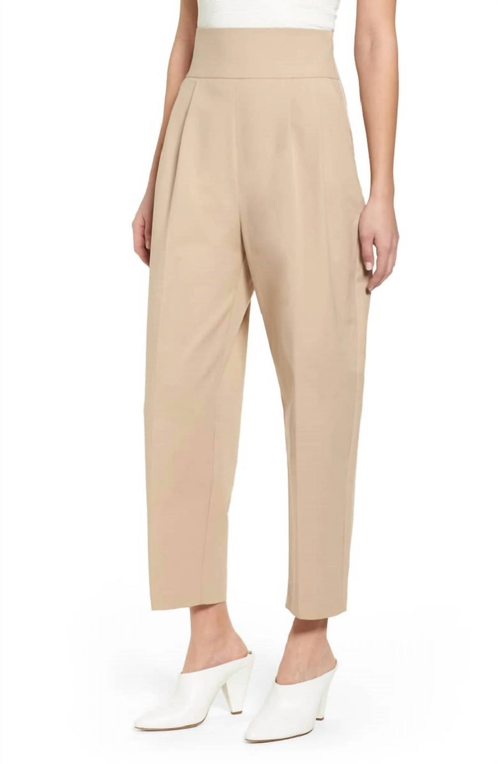 Topshop - Lace Back High Rise Wide Leg Cropped Pants – Steals