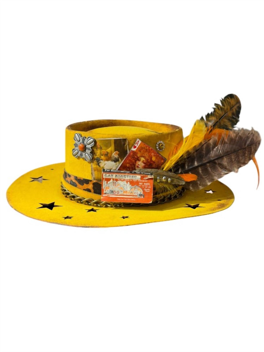 Art By Amy Labbe - Women's Cut Out Fedora Hat – Steals
