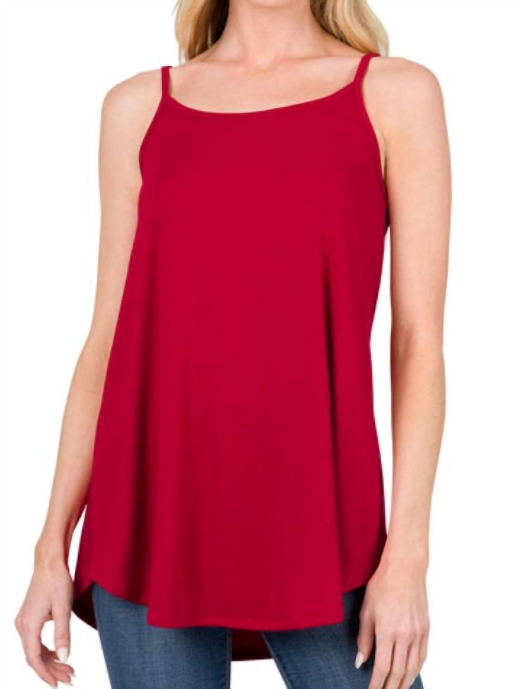 Zenana - Front And Back Spaghetti Cami – Steals