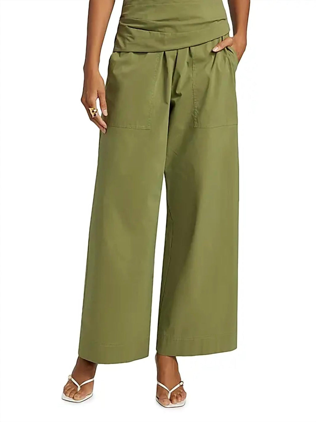 Simkhai - Arden Cotton-blend Wide-leg Pants – Steals
