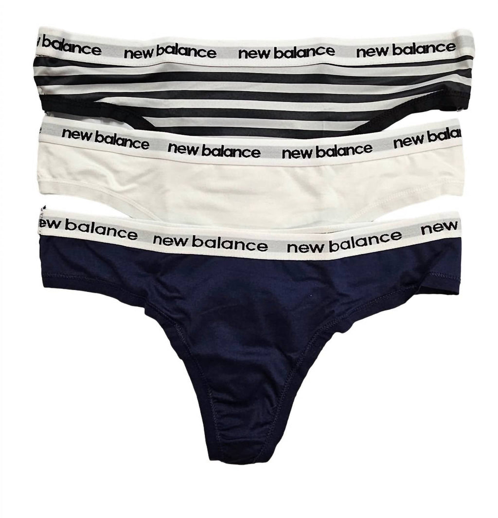New Balance - Women's 3-Pack Performance Underwear Eversoft Thong – Steals