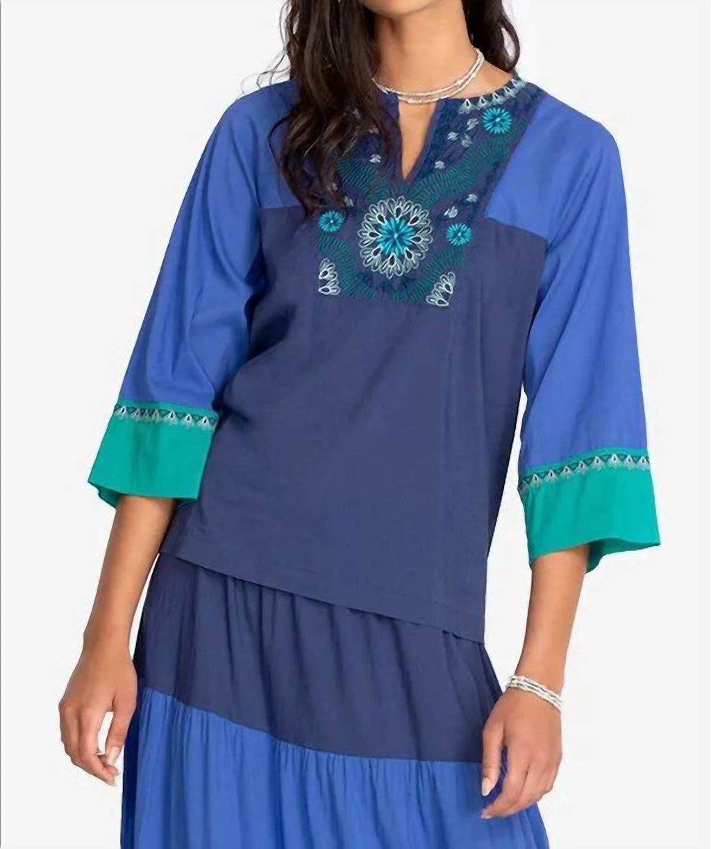 Johnny Was - Zaida Color Block Top – Steals