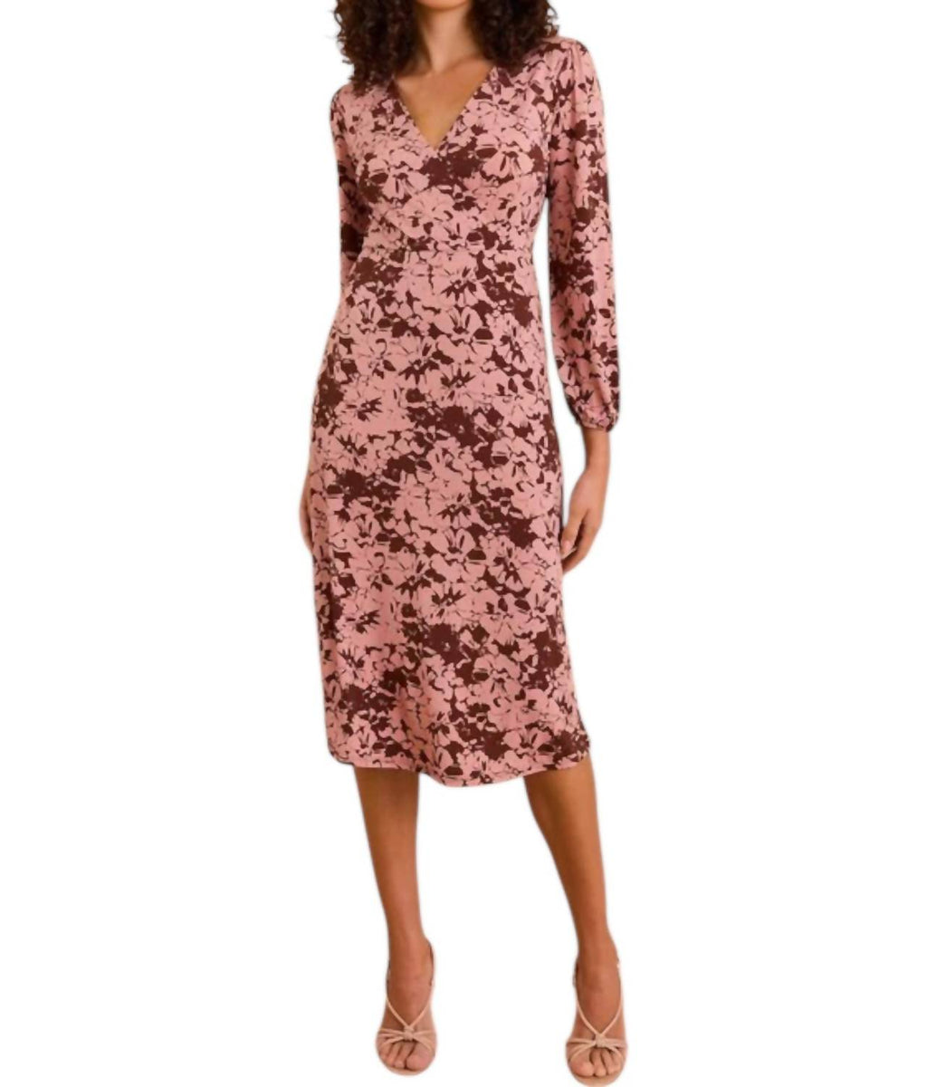 Gilli - Faux Wrap Midi Dress – Steals